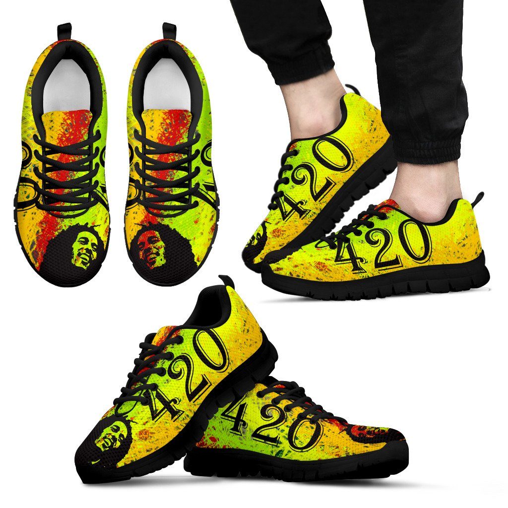 Bob Marley 420 custom Sneakers | easy canva