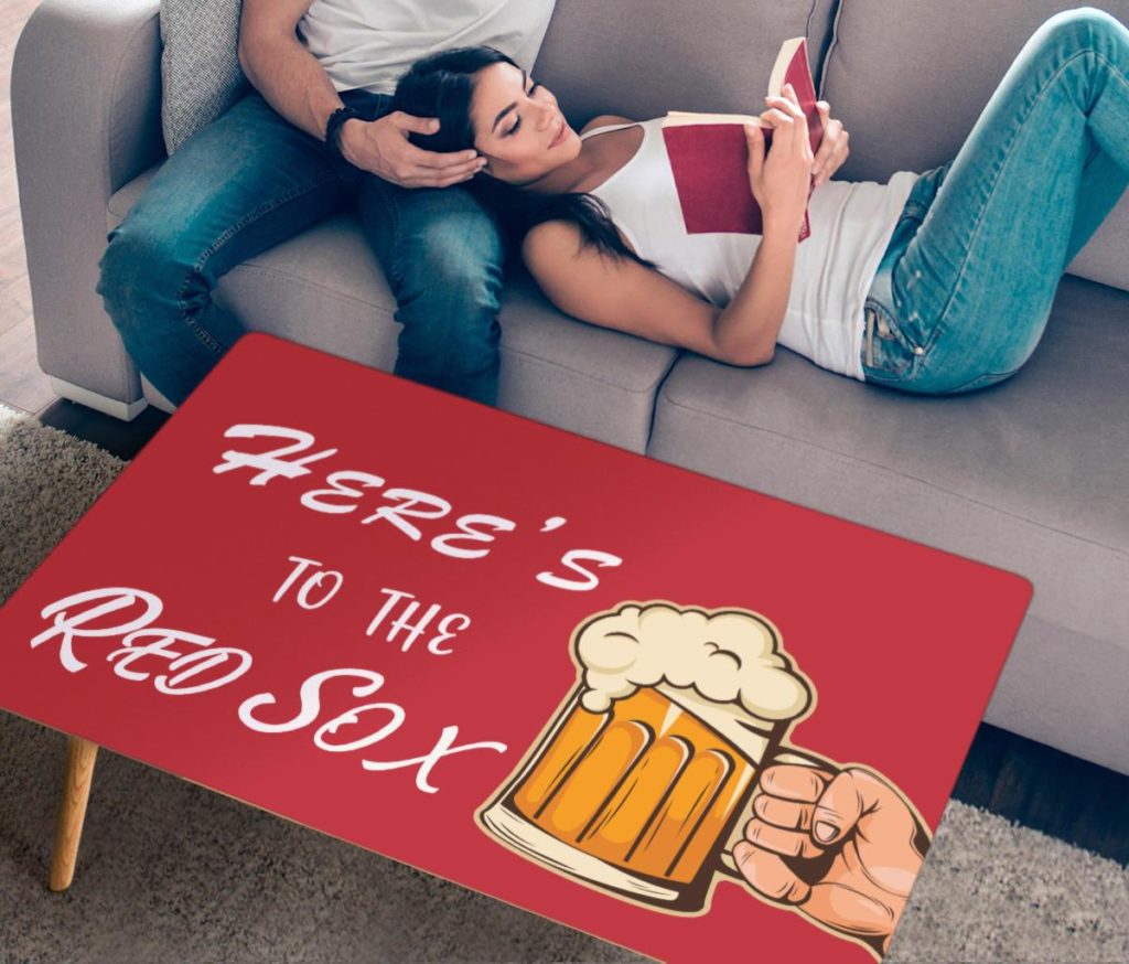 to the red sox custom made table | easy canva